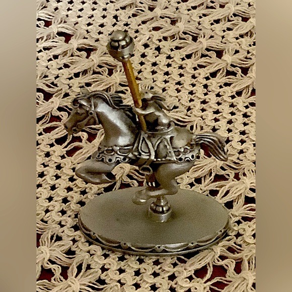Hudson fine pewter | Accents | Vintage 984 Hudson Fine Pewter Carousel ...